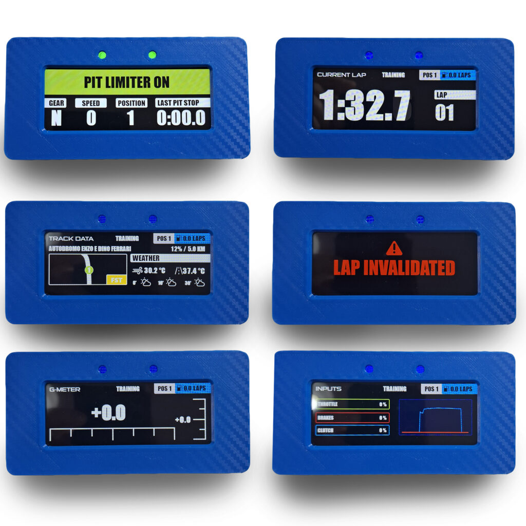 Simracing Lap Timer 4" Race Laptimer Touchscreen Logic Display for ...